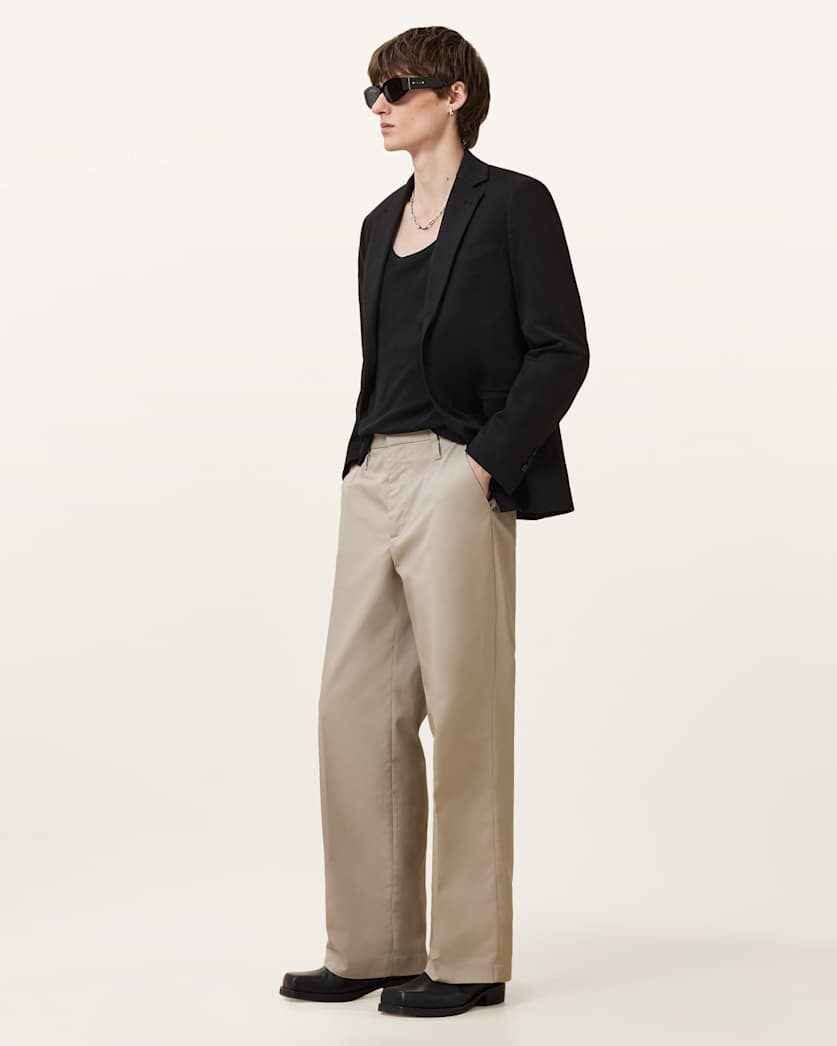 Edwards Textured Vest Jet Black | ALLSAINTS